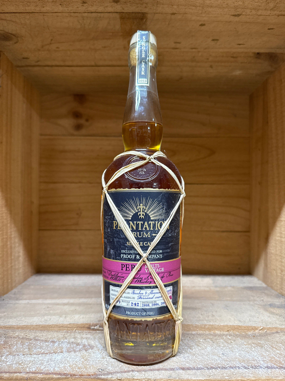 Plantation Single Cask Peru Multi Vintage Rum 700ml — Eight PM