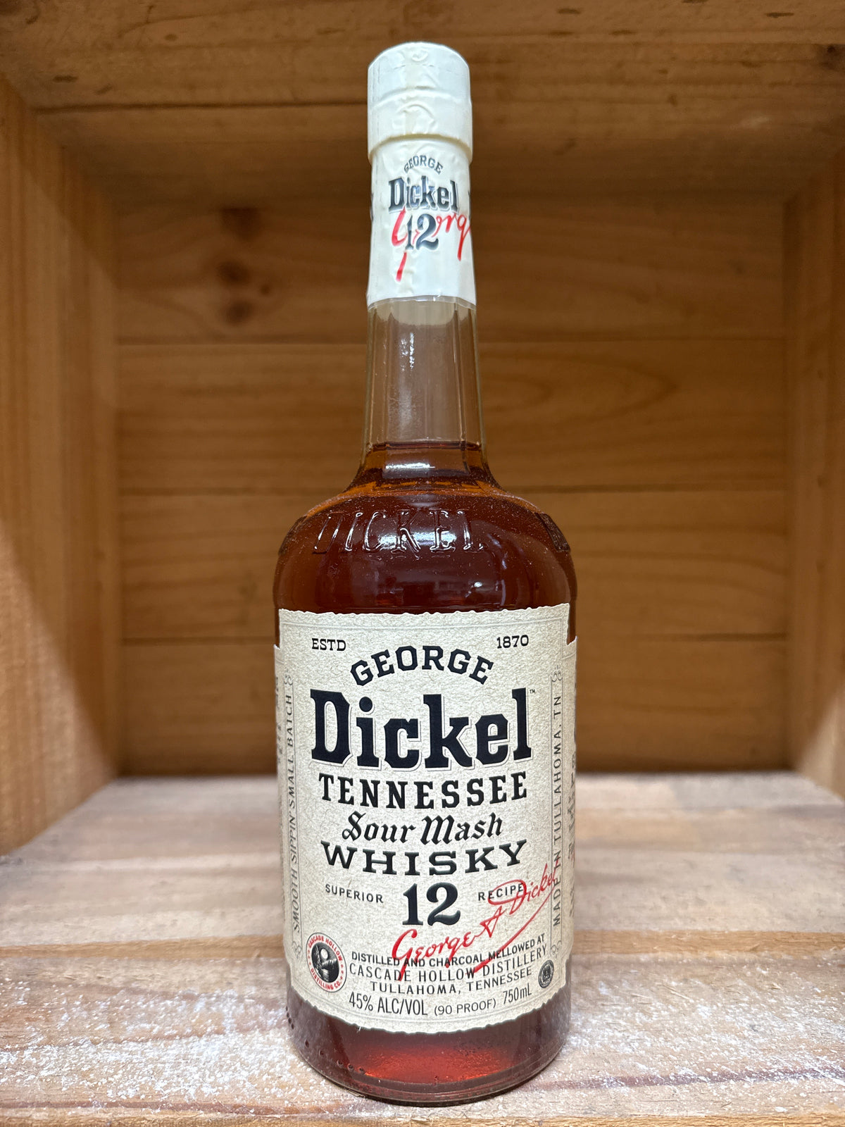 George Dickel No.12 Tennessee Whiskey 700ml — Eight PM