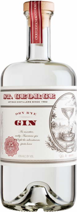 St. George Dry Rye Gin 750ml — Eight PM