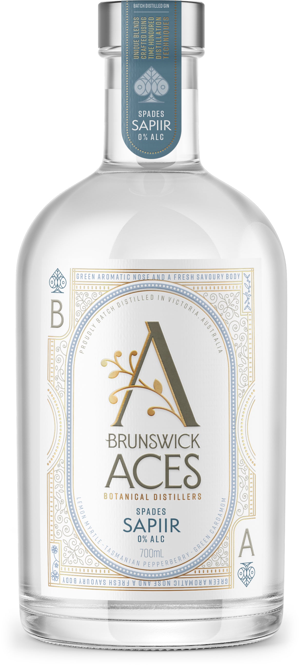 Brunswick Aces Spades Sapiir 0% Gin 700ml — Eight PM