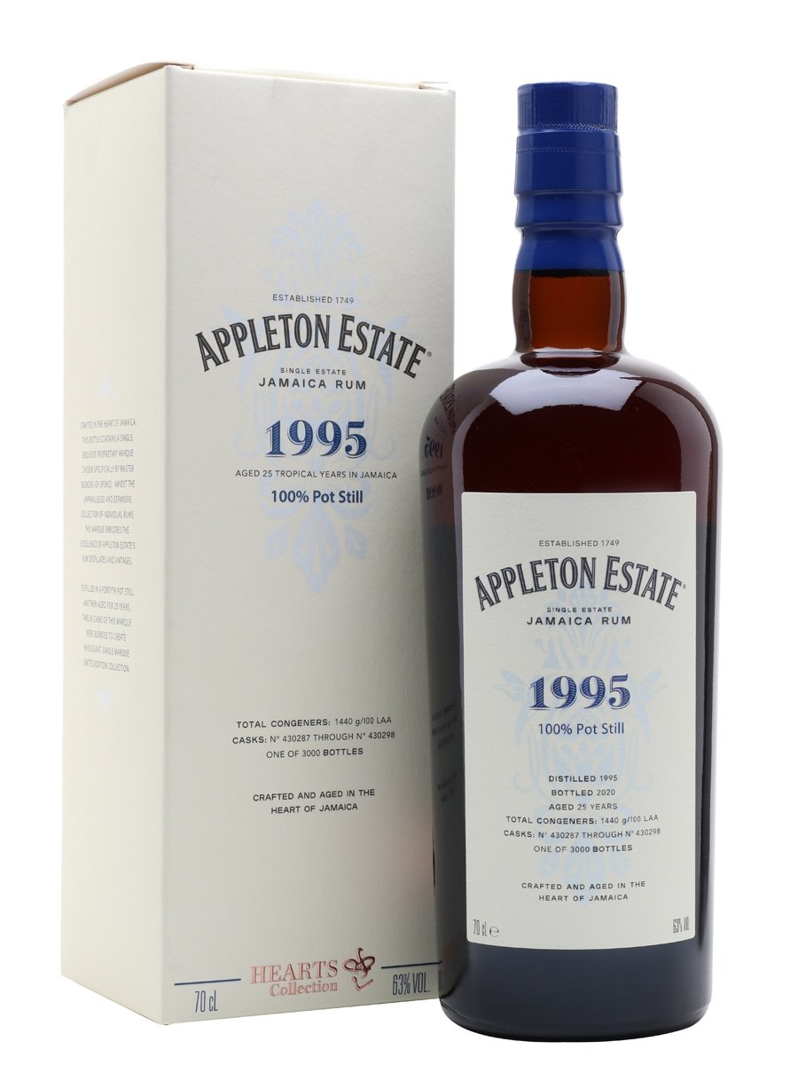 Appleton 1995 25 Year Old Hearts Collection Rum 700ml — Eight PM